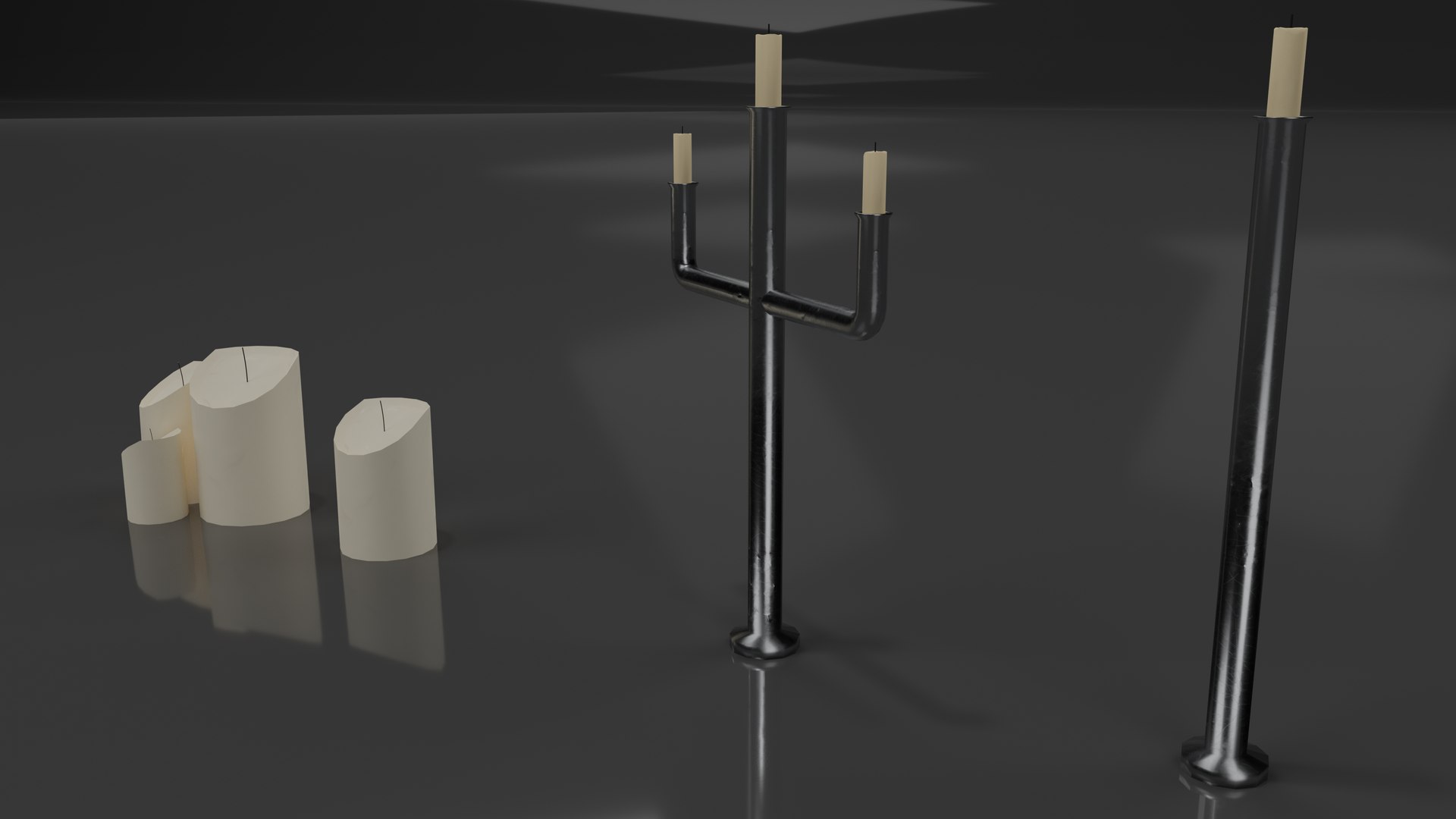 Candles 3D Model - TurboSquid 2209551