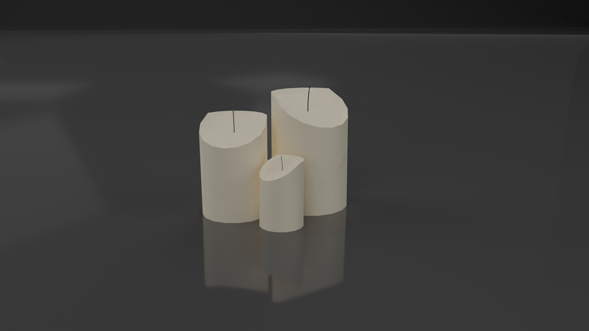 Candles 3D Model - TurboSquid 2209551