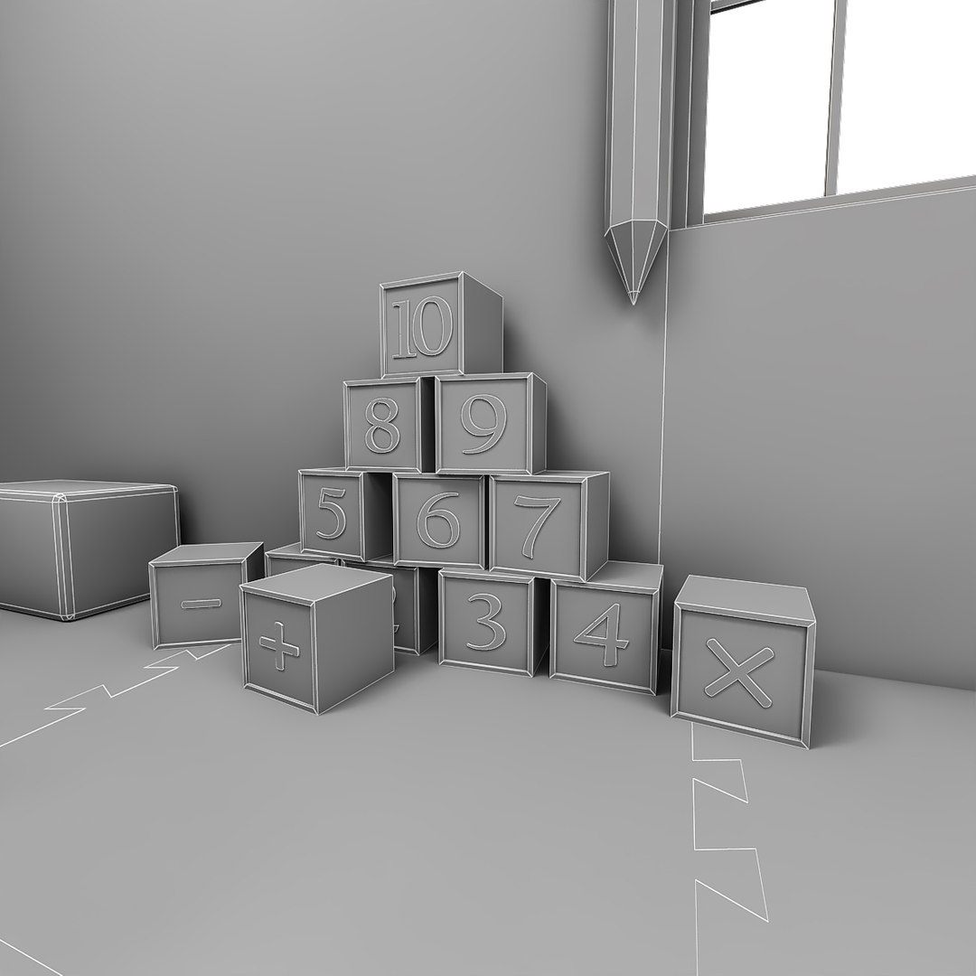 3D model kindergarten - TurboSquid 1547080