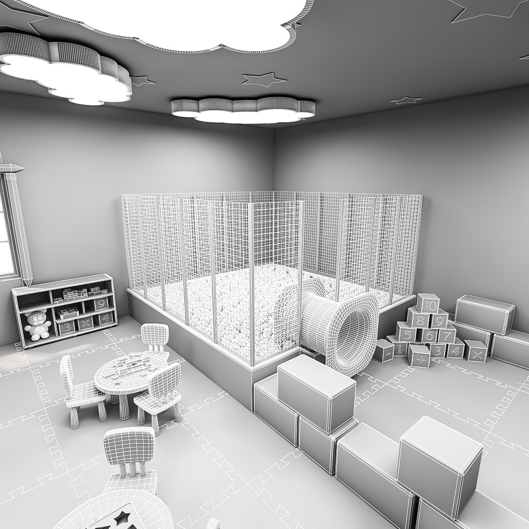 3D model kindergarten - TurboSquid 1547080