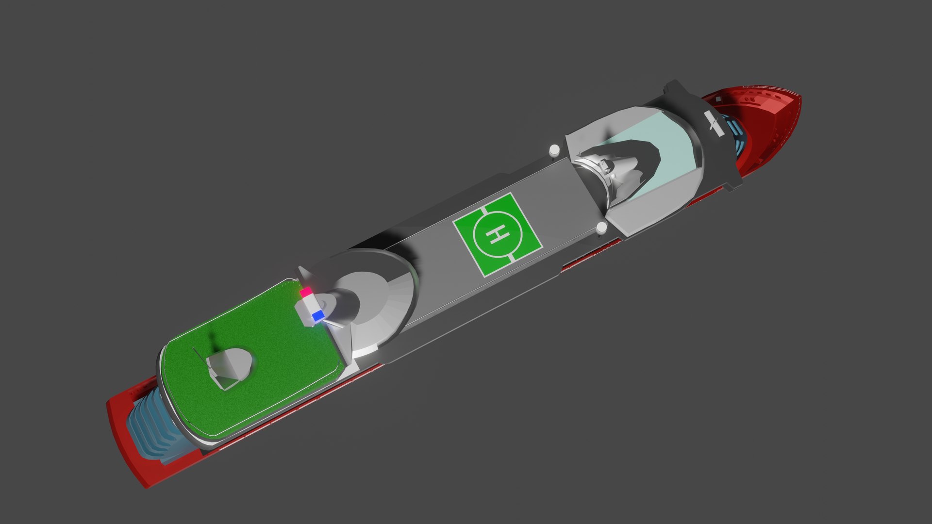 Cruiser Ship 3d Model 3D model 3D model - TurboSquid 2088056