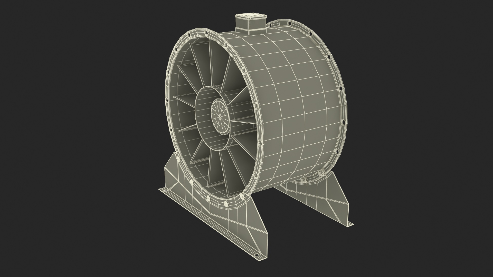 Industrial Axial Fan 3D Model - TurboSquid 2188776