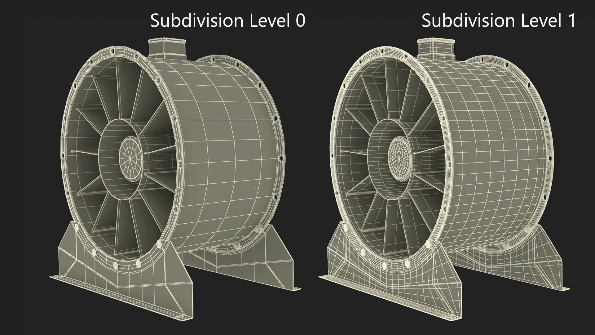 Industrial Axial Fan 3D Model - TurboSquid 2188776