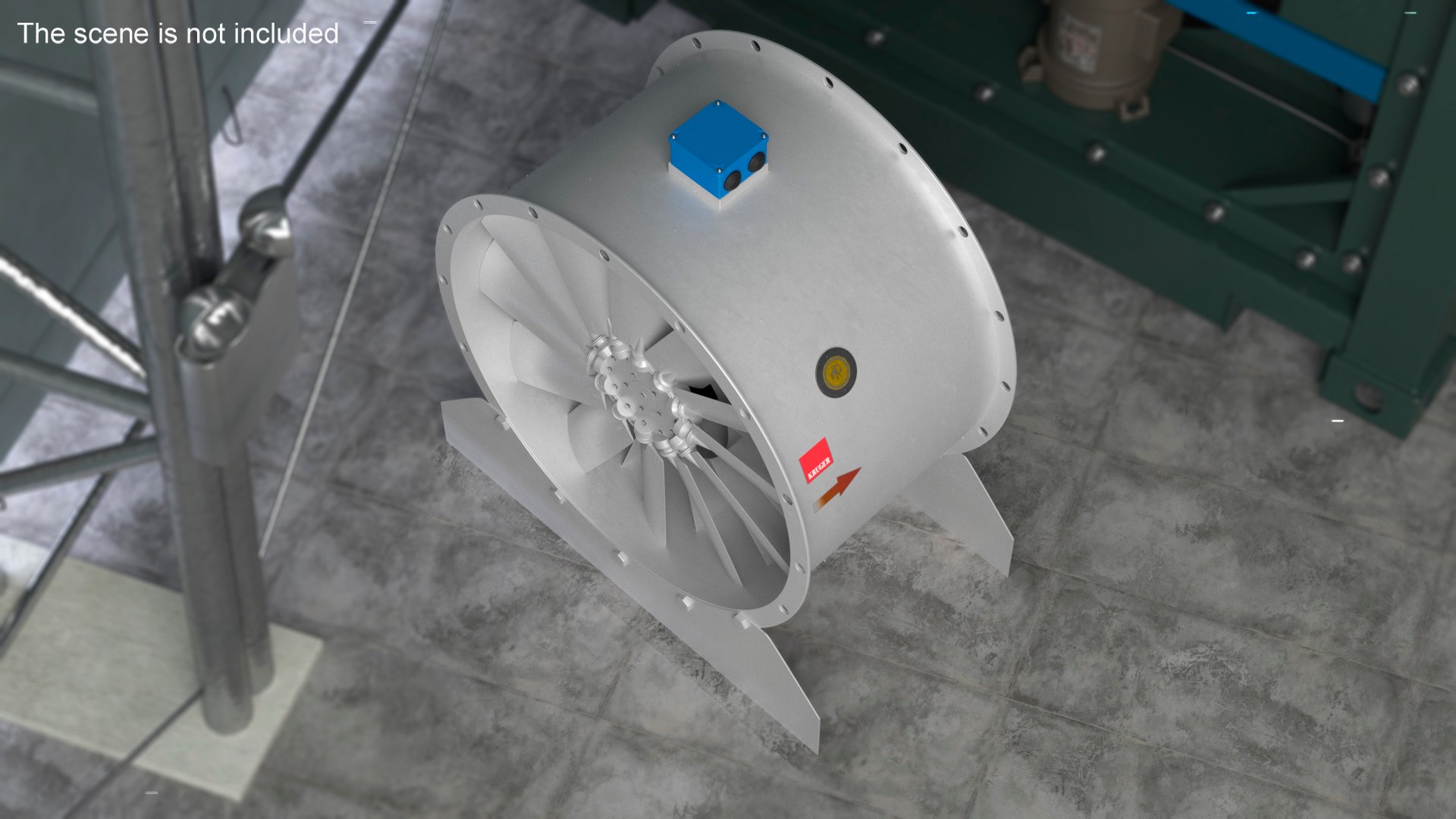 Industrial Axial Fan 3D Model - TurboSquid 2188776