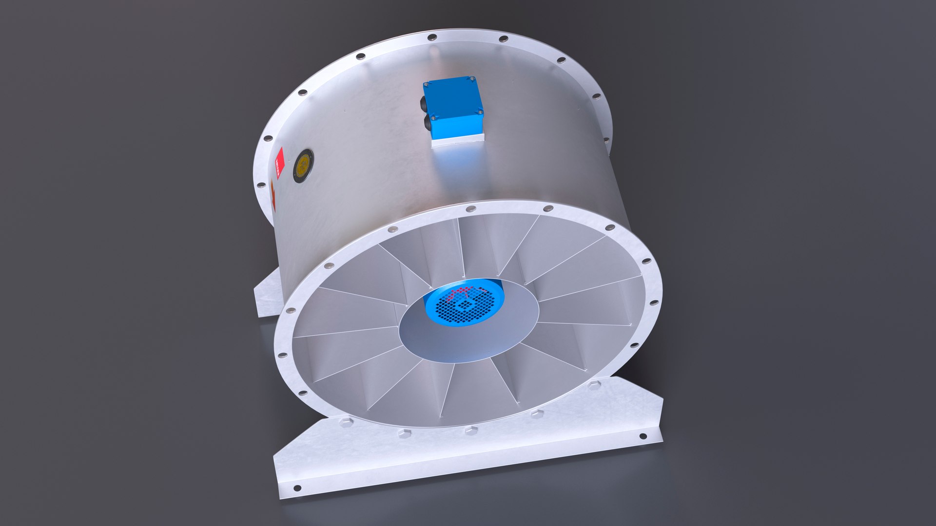 Industrial Axial Fan 3D Model - TurboSquid 2188776