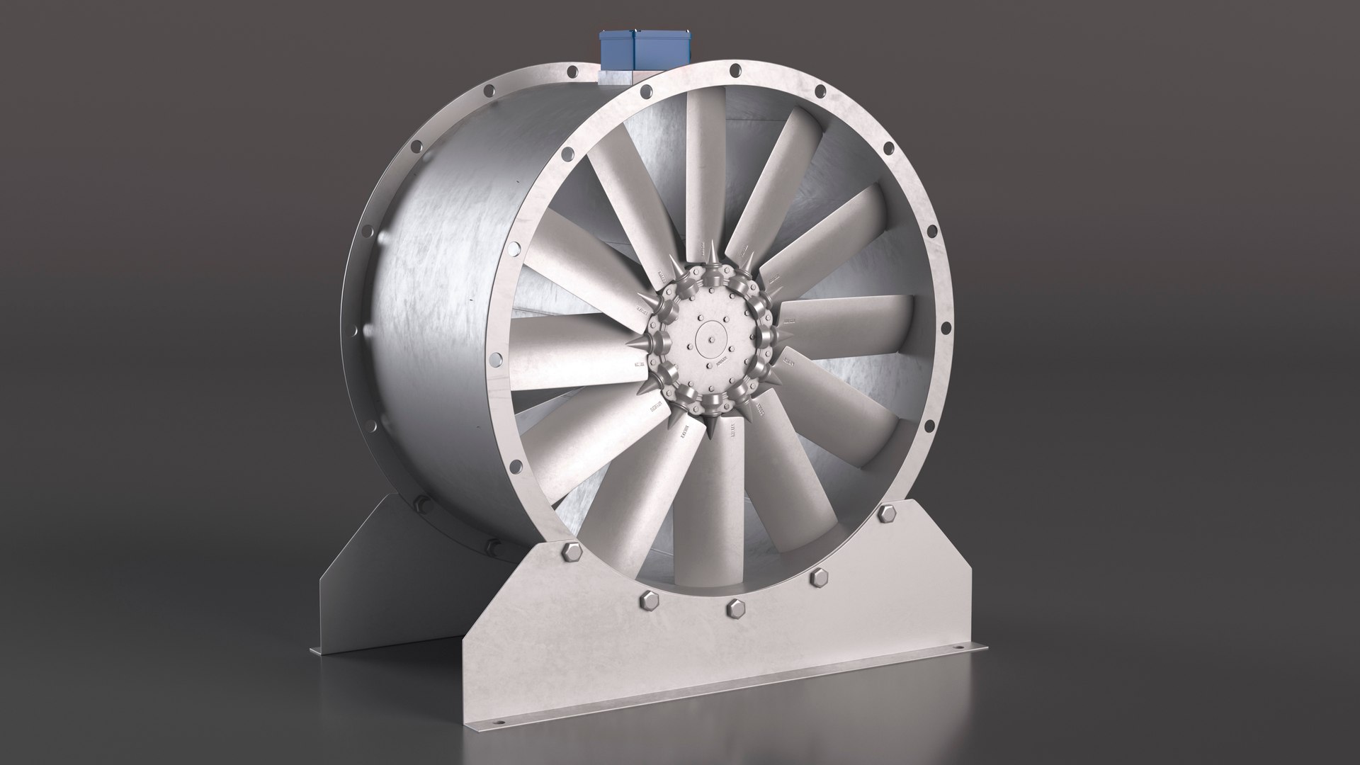 Industrial Axial Fan 3D Model - TurboSquid 2188776