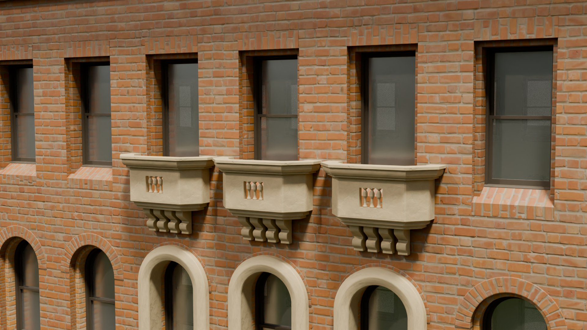3D Fancy City Building Model - TurboSquid 2256613