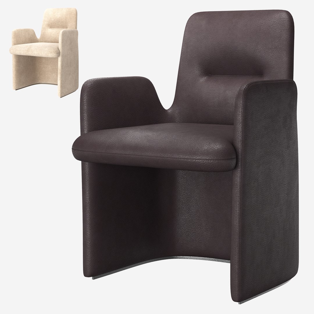 Chair Guest By Poliform 3D Model - TurboSquid 1926351