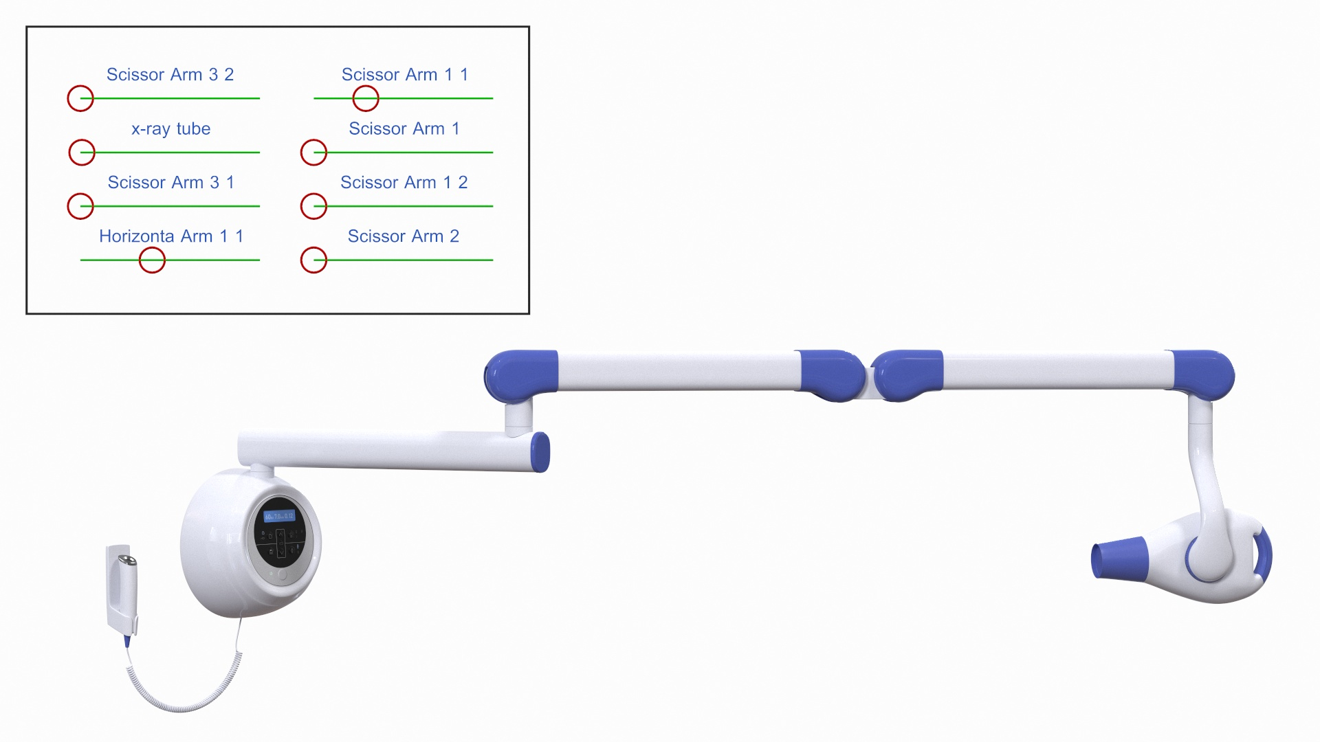 Modern Intraoral Xray Unit 3D - TurboSquid 1607543
