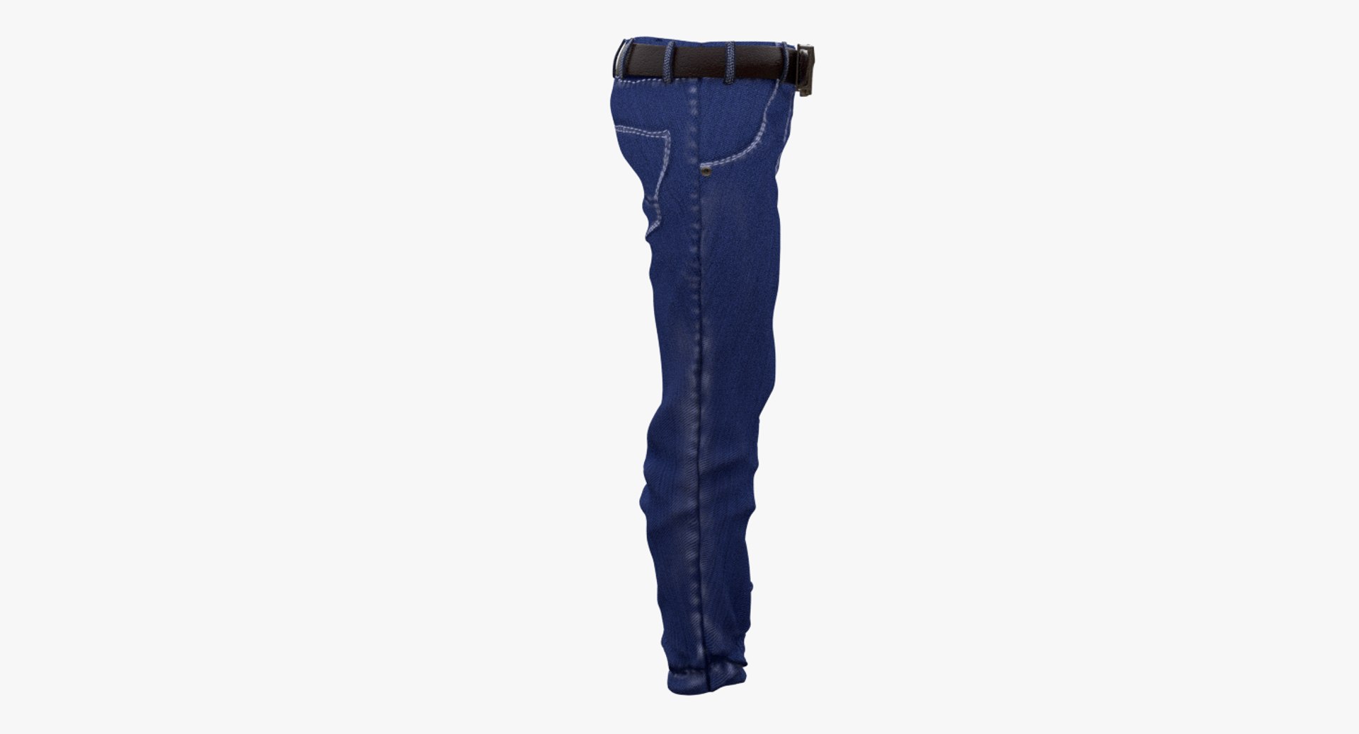 Realistic Jeans Pants 3d Model