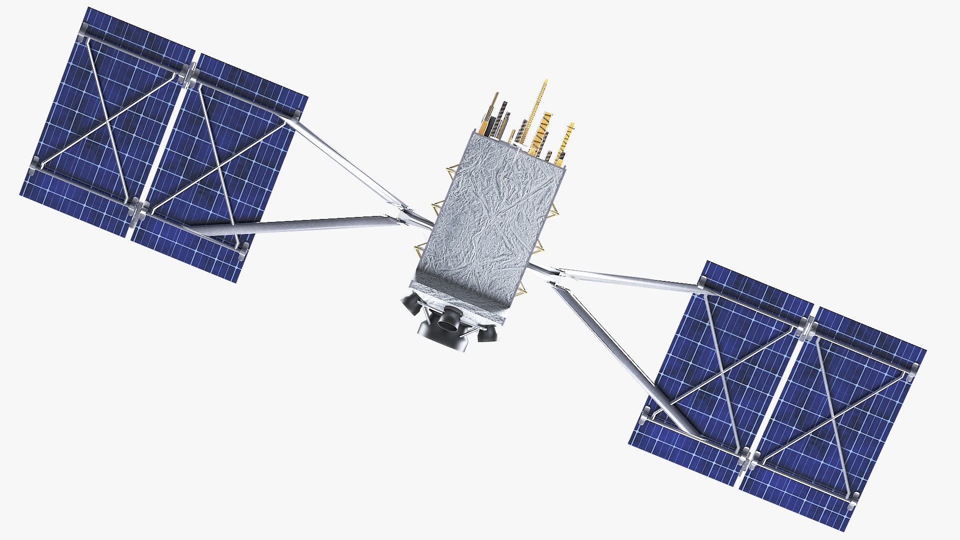 Satellite GPS-3F Navstar 3D Model - TurboSquid 1715419