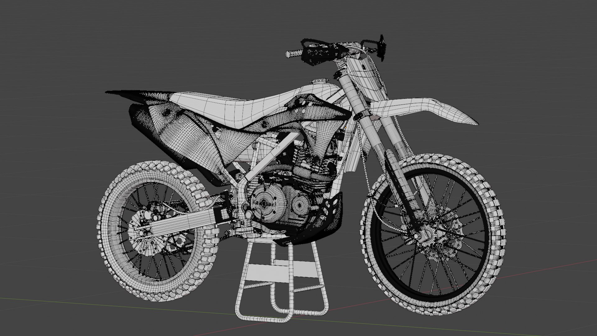Kawasaki KLX 150 Gordon Model - TurboSquid 2395841
