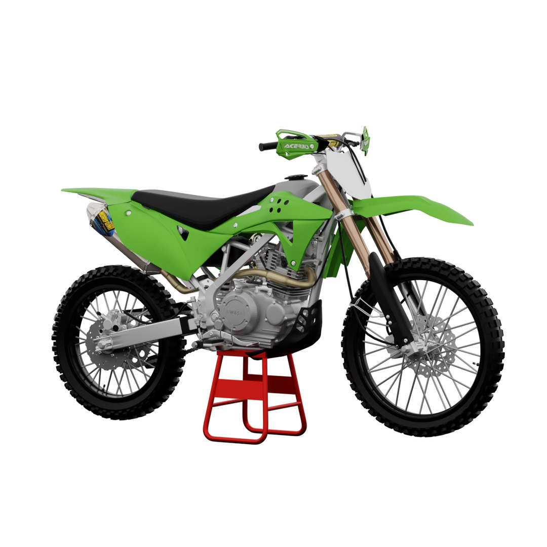 Kawasaki KLX 150 Gordon Model - TurboSquid 2395841