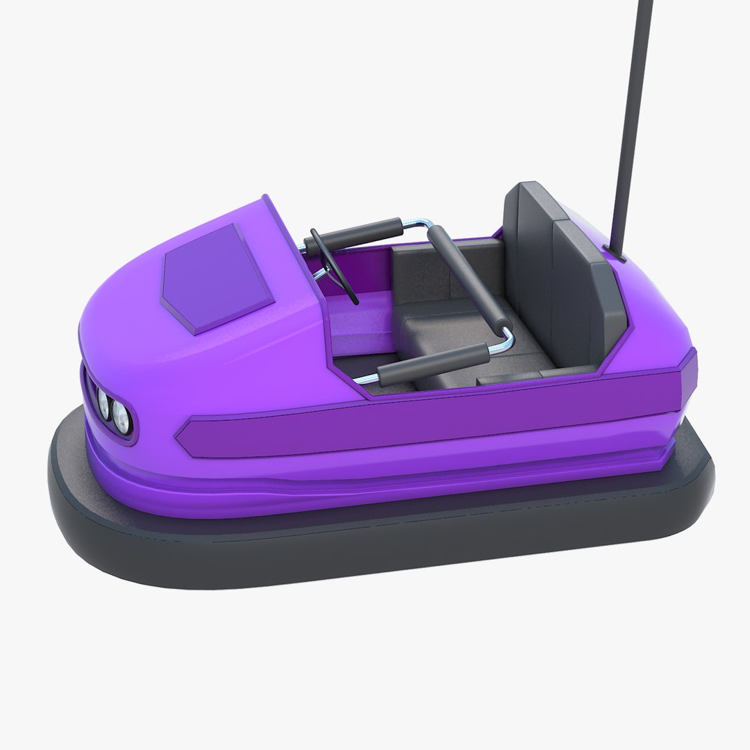 3D Bumped Car - Purple - TurboSquid 1908096