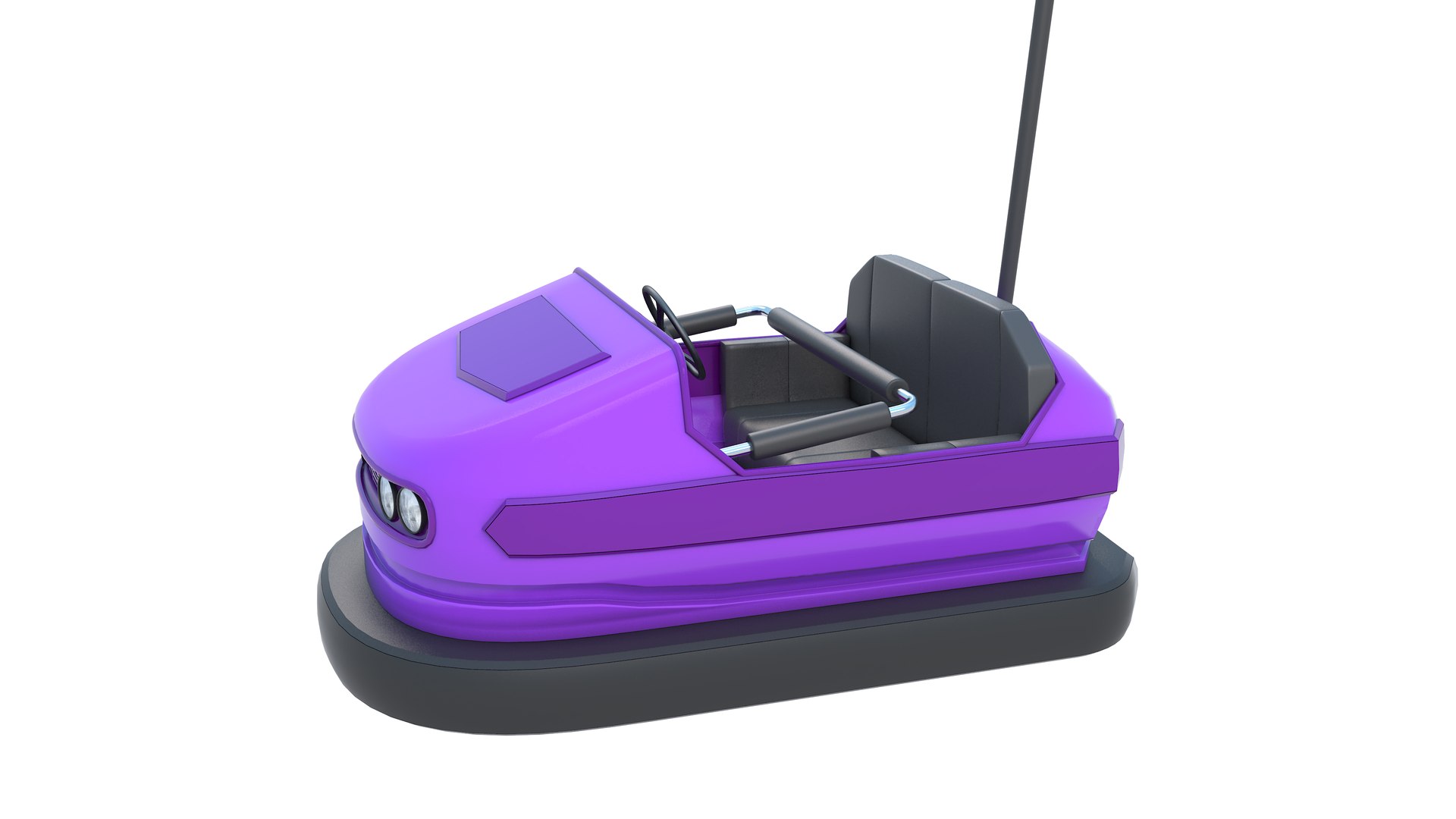 3D Bumped Car - Purple - TurboSquid 1908096