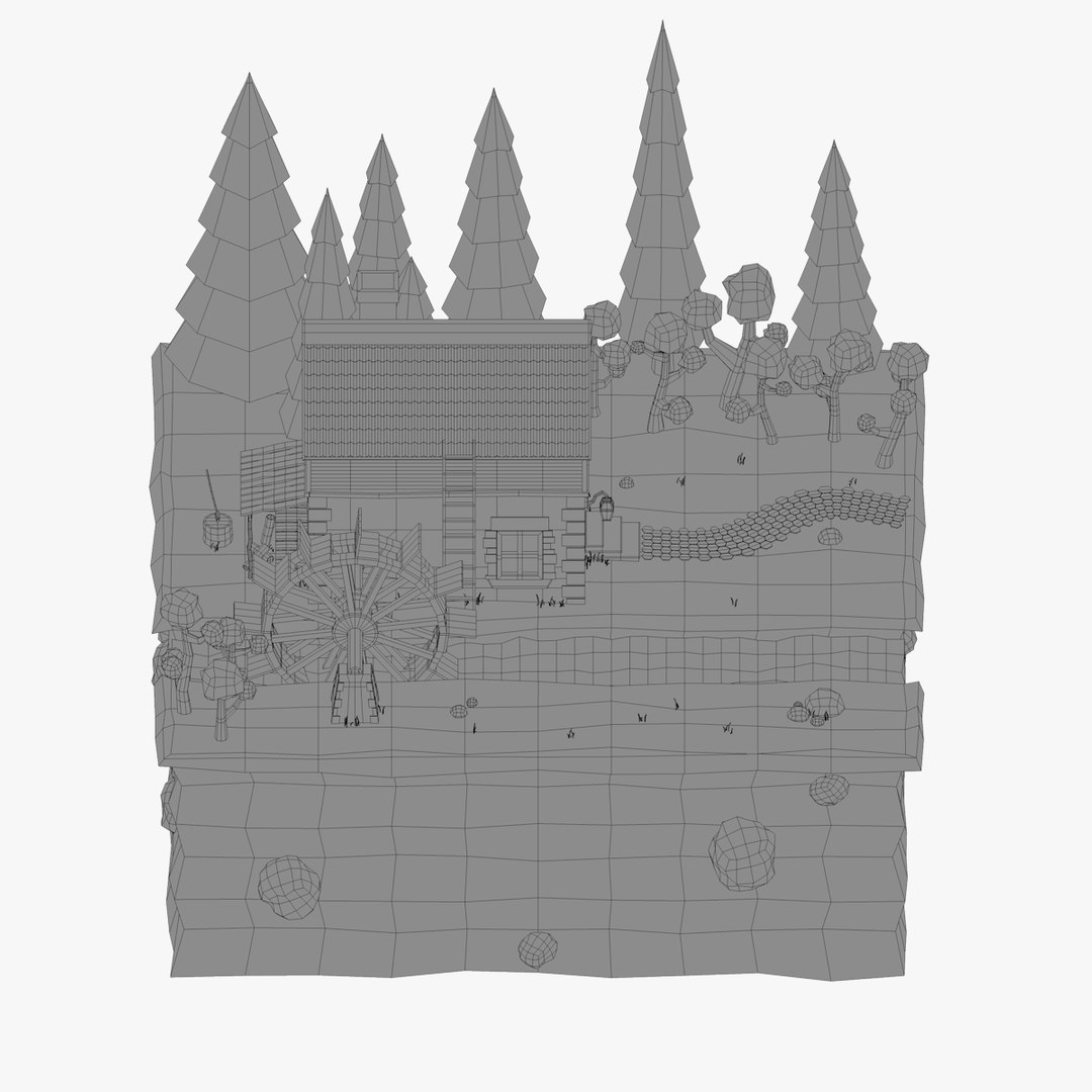 Water 3d Fbx