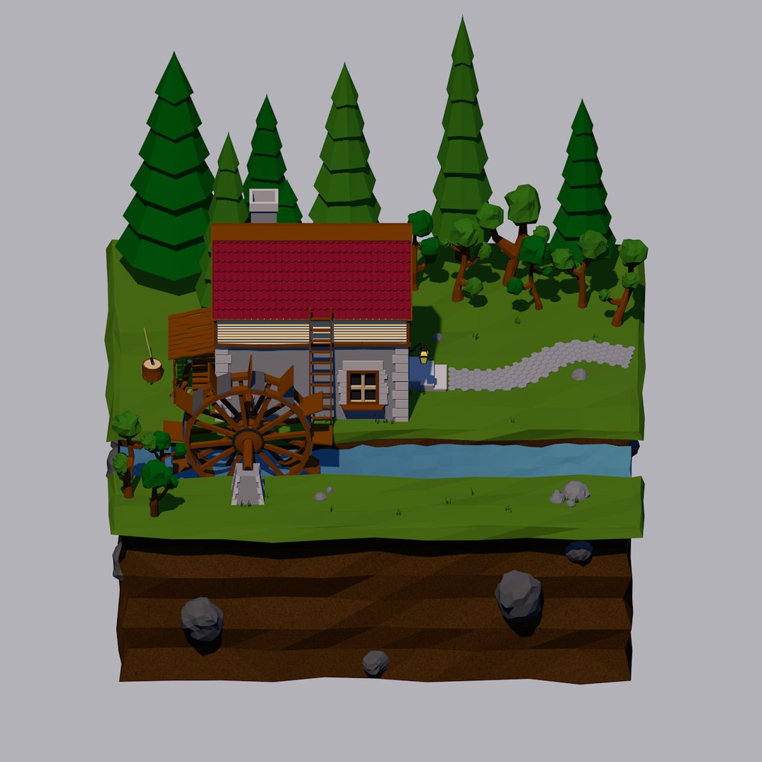 Water 3d Fbx