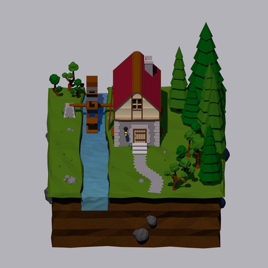Water 3d Fbx