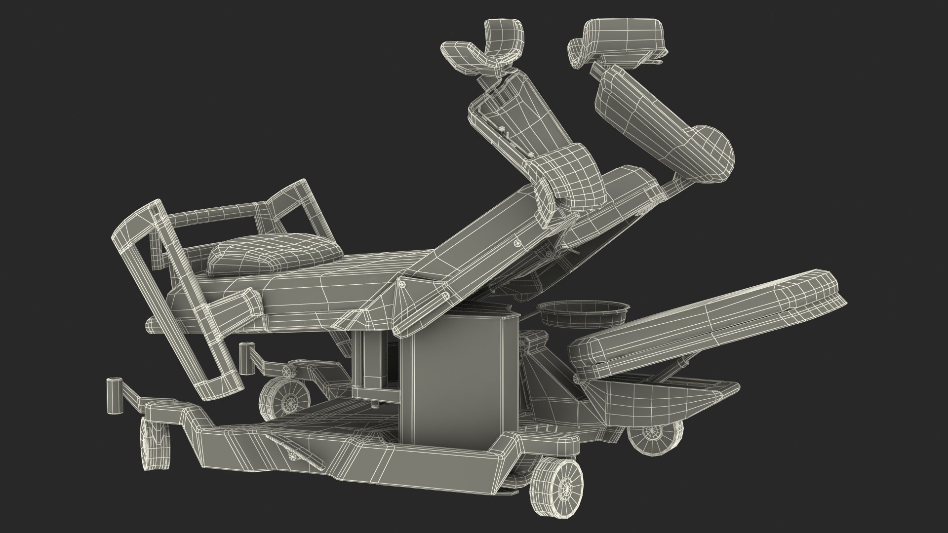 AVE 2 Birthing Bed Rigged 3D model - TurboSquid 1985950