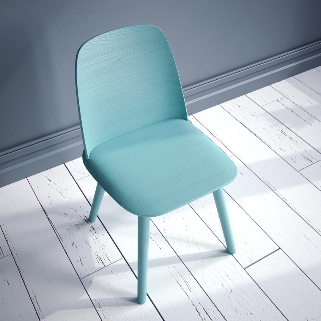 3d Muuto Nerd Chair Model