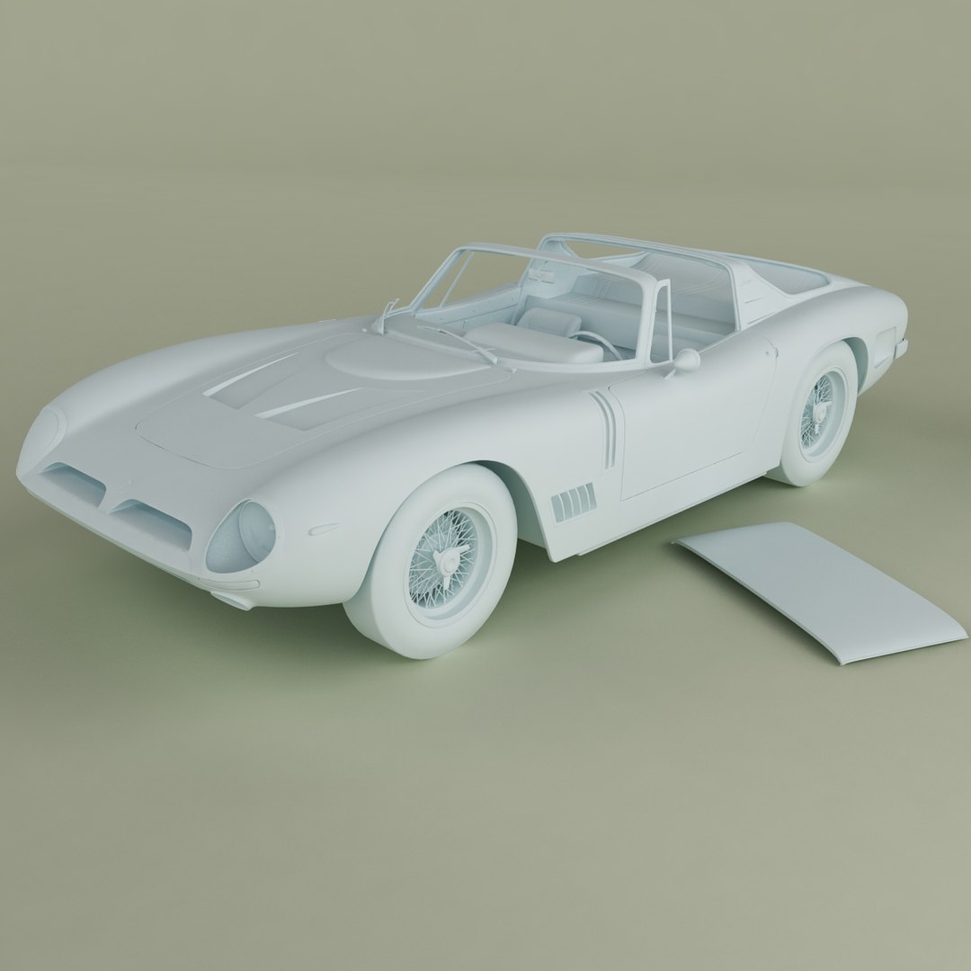 1967 Bizzarrini Gt 5300 3D - TurboSquid 1258187