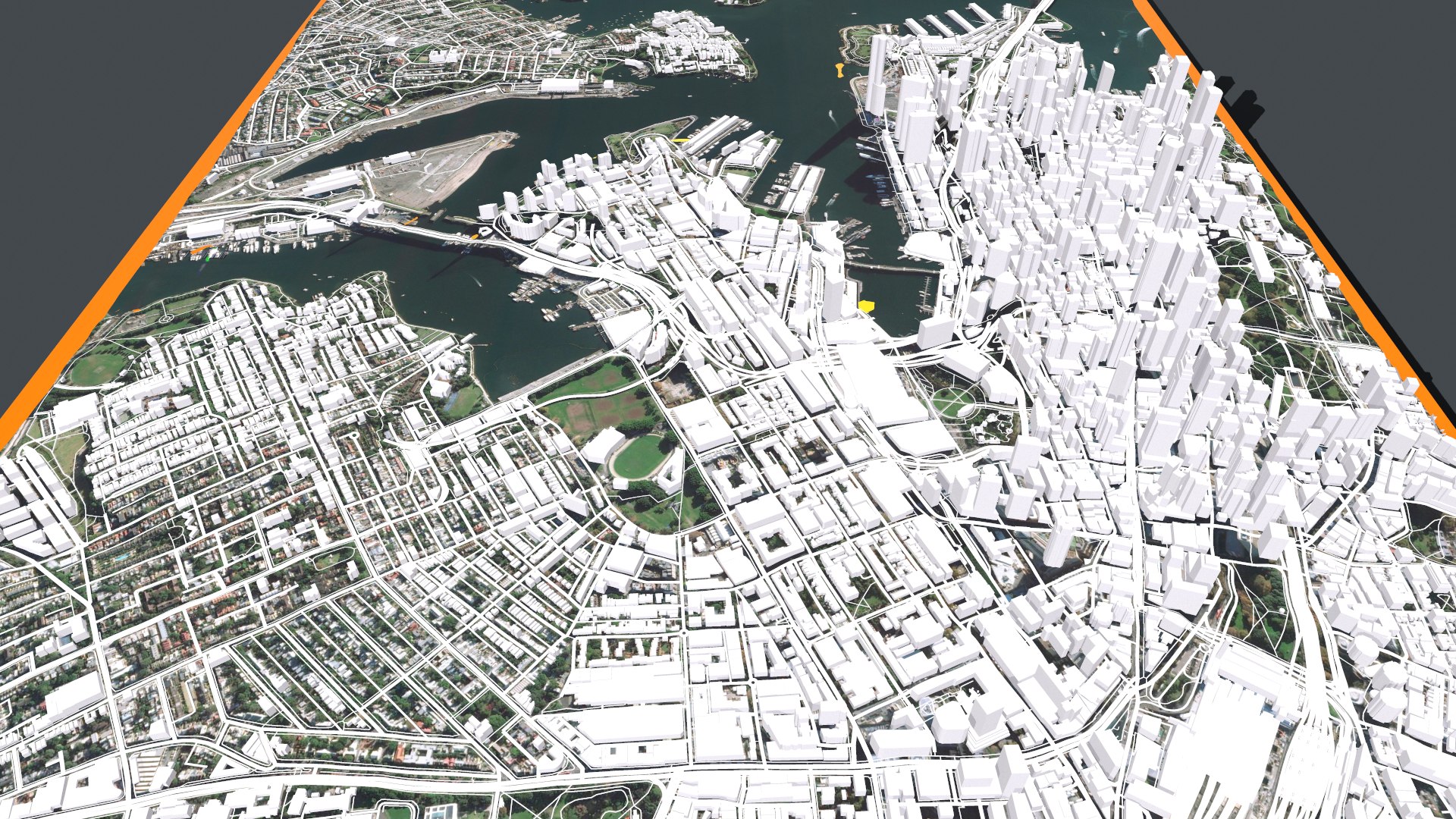 Cityscape Sydney Australia 3D Model - TurboSquid 1823608