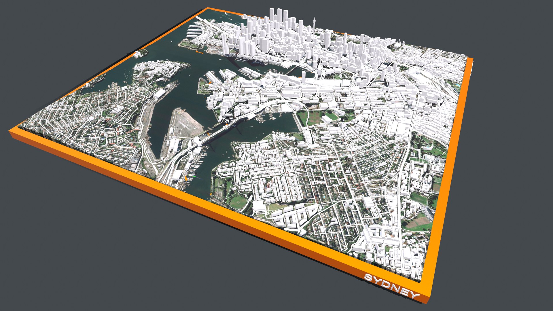 Cityscape Sydney Australia 3D Model - TurboSquid 1823608