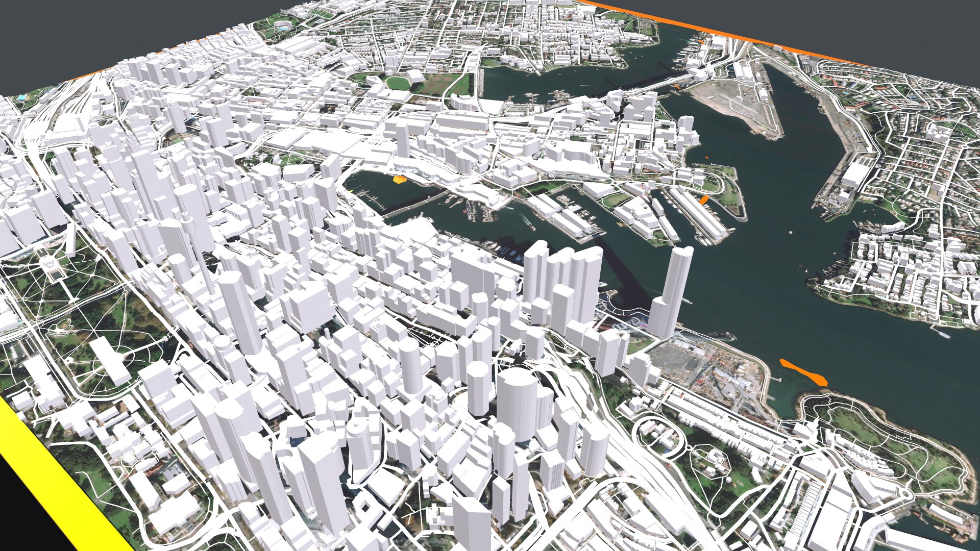 Cityscape Sydney Australia 3D Model - TurboSquid 1823608