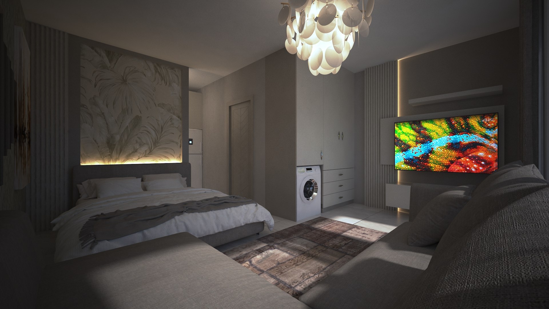 Luxury and Modern Rooms 3D Interior Model Designs 3D model - TurboSquid ...