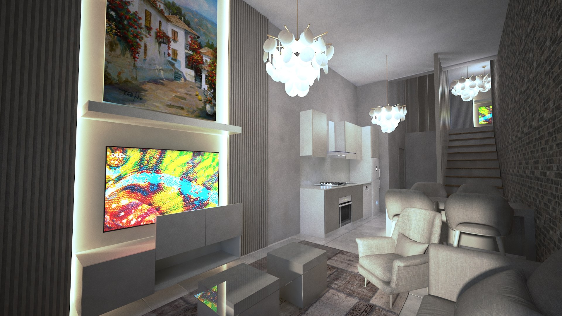 Luxury and Modern Rooms 3D Interior Model Designs 3D model - TurboSquid ...