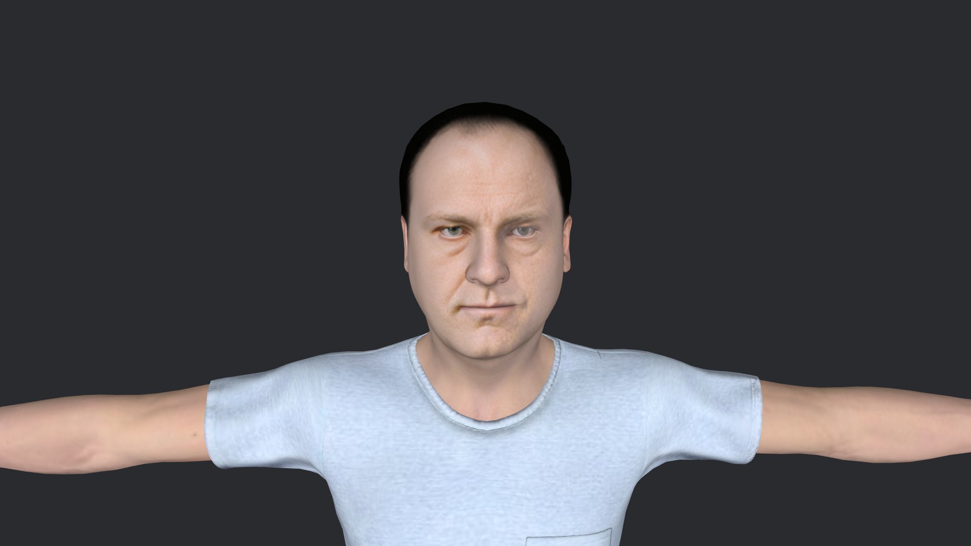 Tony Soprano Hyper Realistic Full Body Fully Rigged 3D Character 3D ...