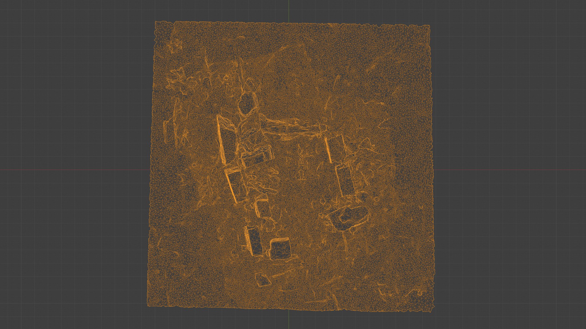 Abandoned Campfire Pit With Burnt Wood And Bricks Scan 3D Model - TurboSquid 2406993