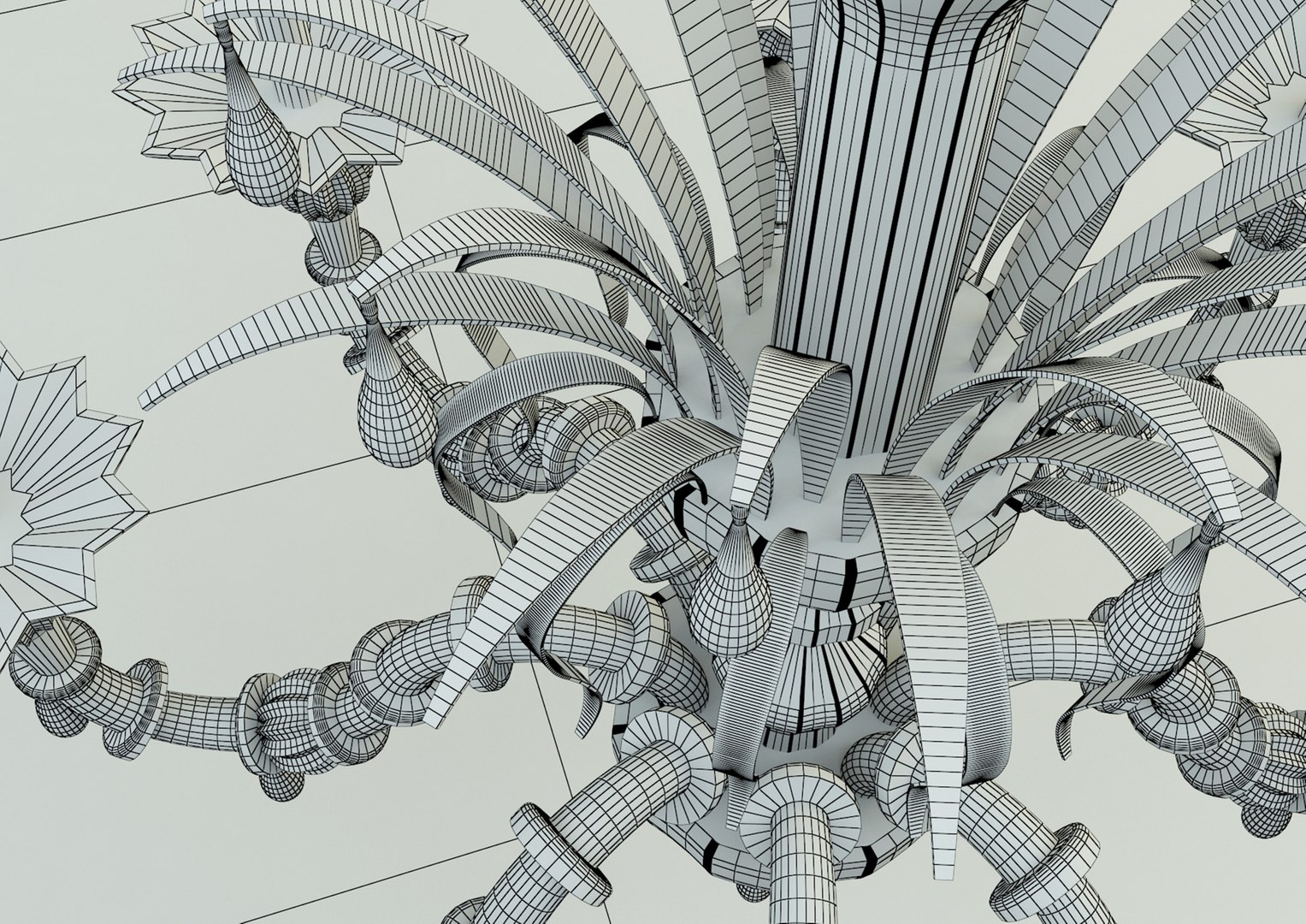 3D chandelier lighting model - TurboSquid 2062438