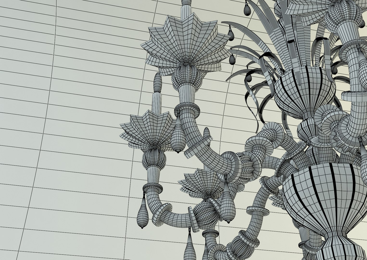 3D chandelier lighting model - TurboSquid 2062438