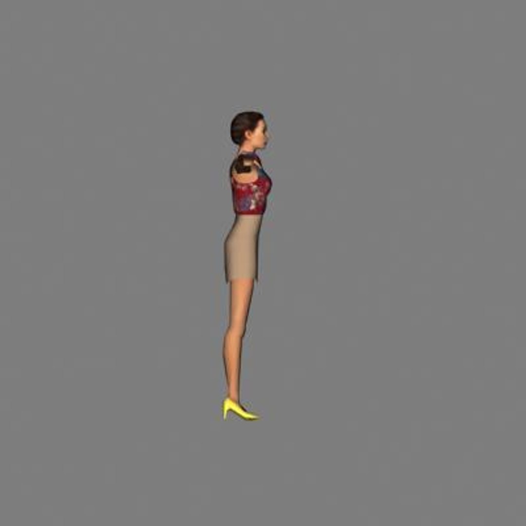 human female 3d model