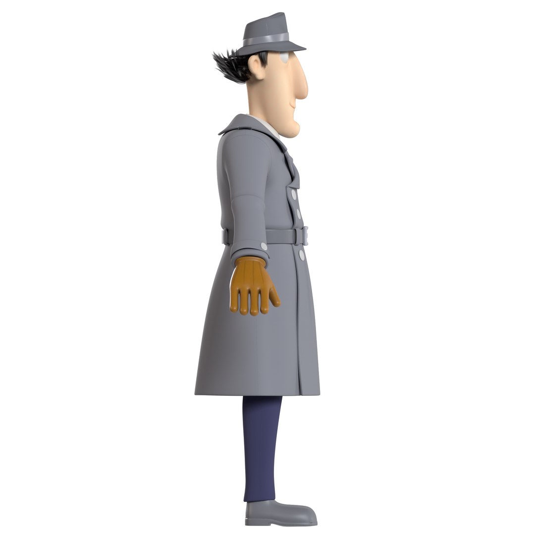 INSPECTOR GADGET FULL RIGGED 3D Model - TurboSquid 2129887