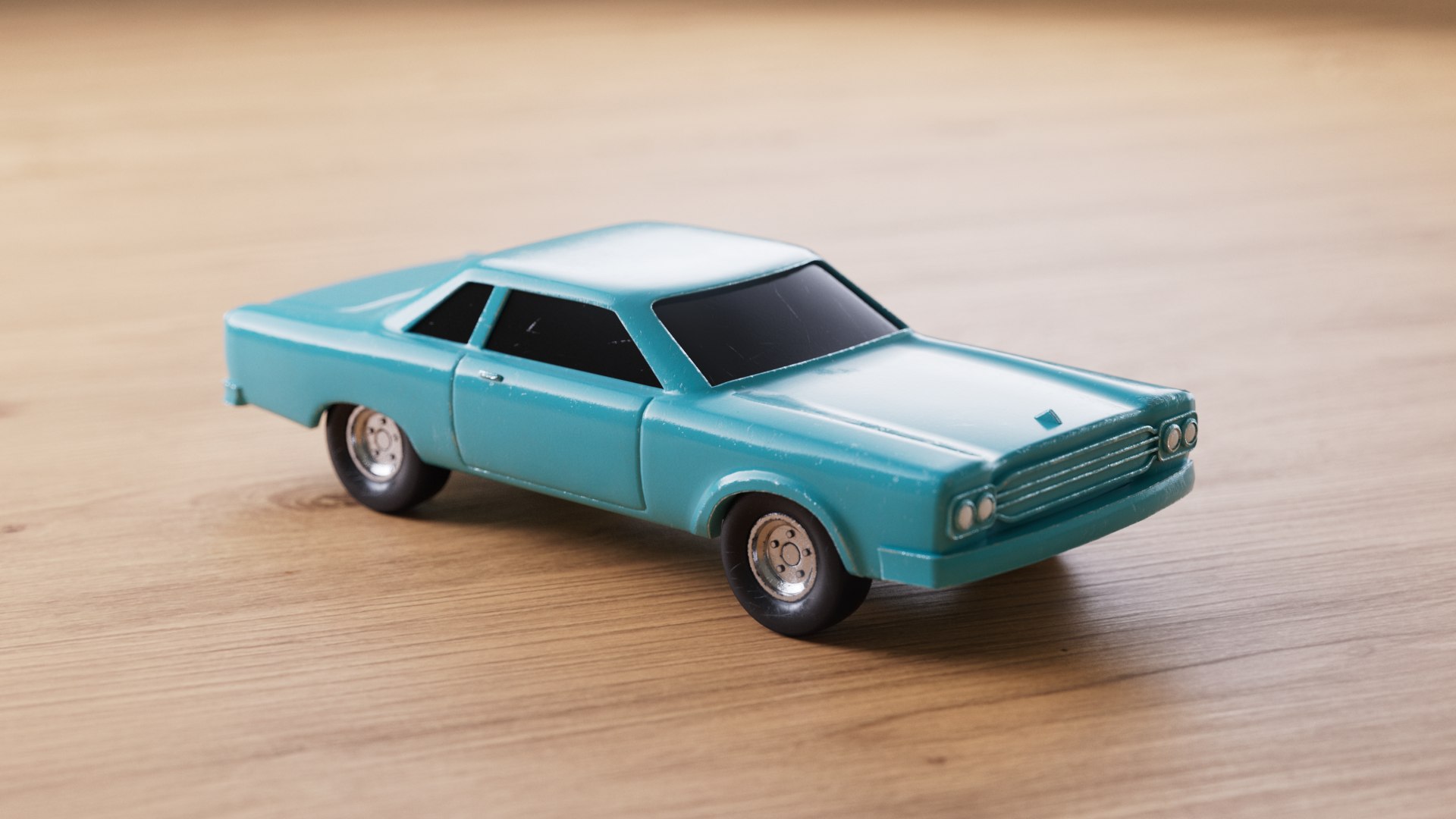3D Toy Vintage 70s Car - TurboSquid 2342186