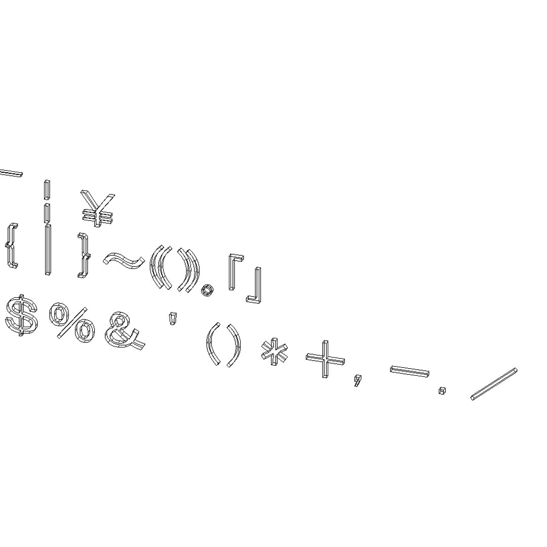 3D Model Symbol Set1 Cg Cad - TurboSquid 1177935