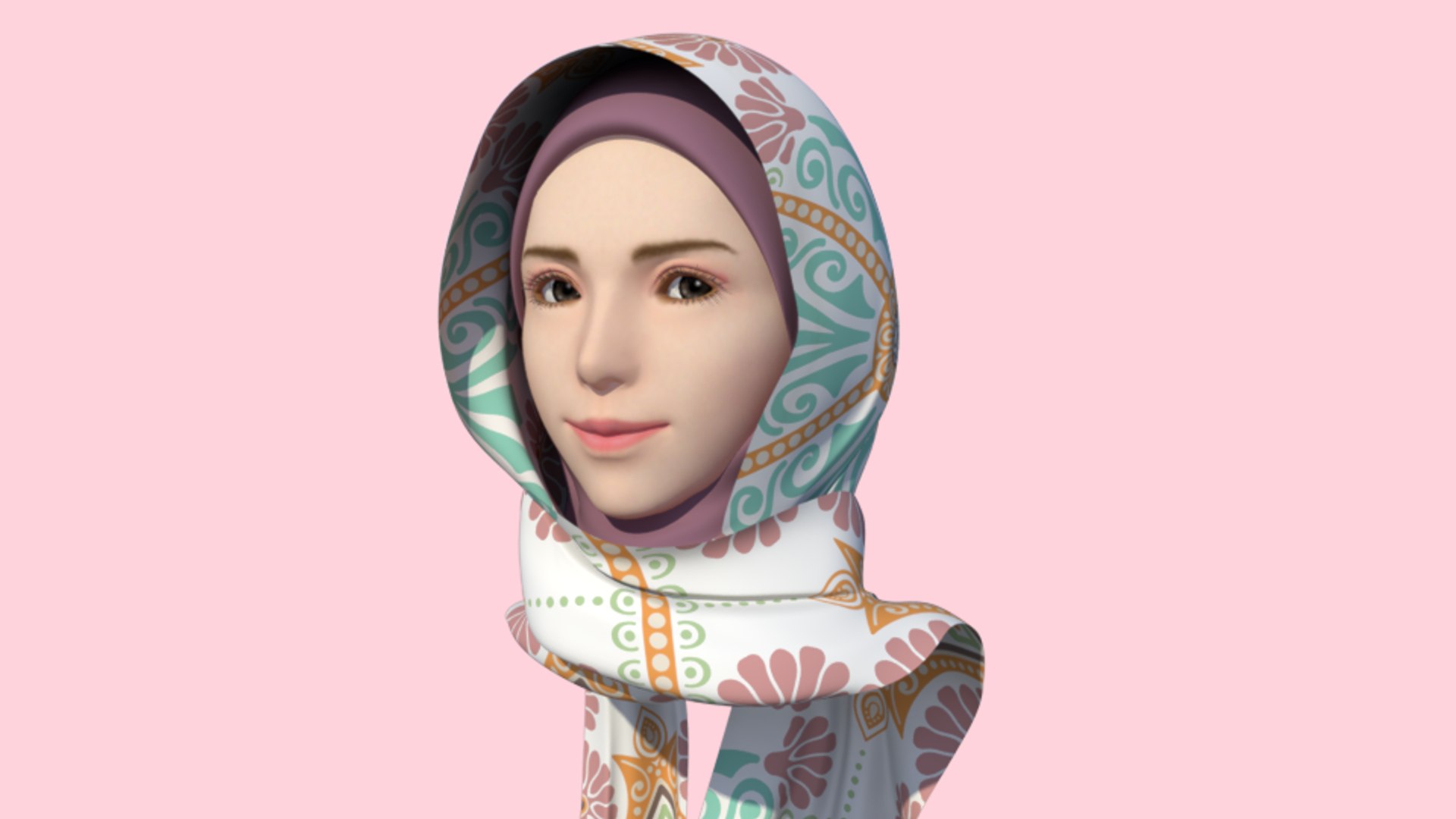 Hijab Girl 3D Model - TurboSquid 1428055 Hijab Girl 3D Model - TurboSquid 1428055