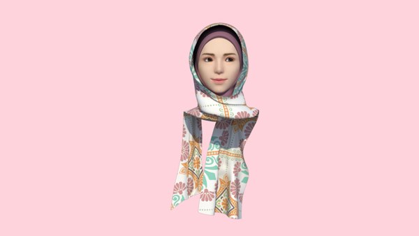 Hijab girl 3D model - TurboSquid 1428055 Hijab girl 3D model - TurboSquid 1428055