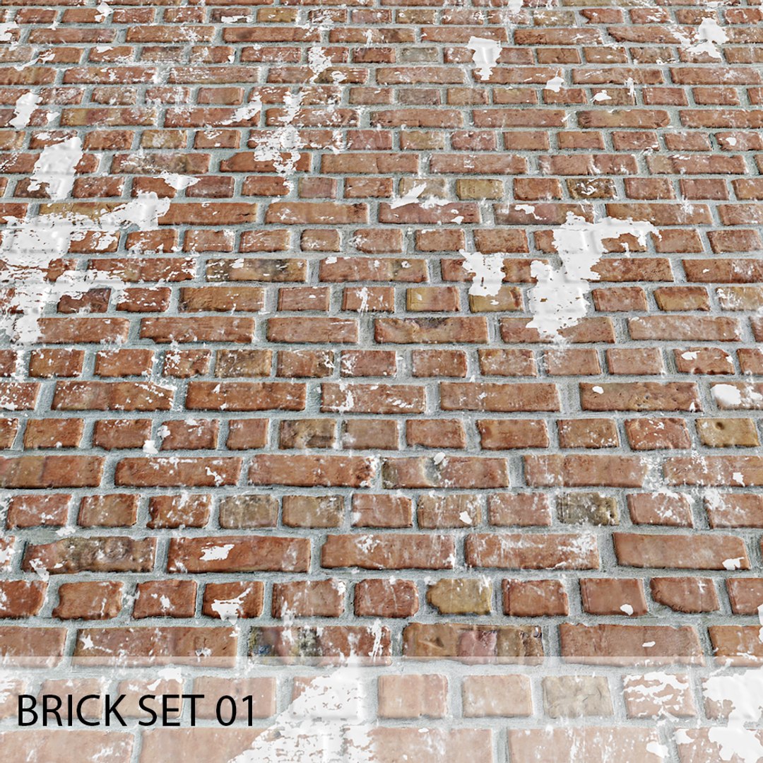 3D Brick Set 01 - TurboSquid 1228608