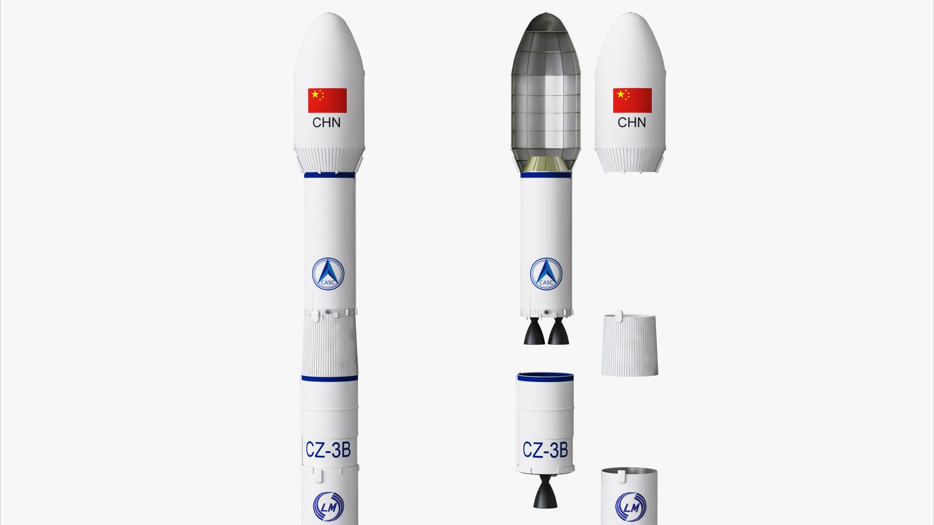 CZ-3B 3D Model - TurboSquid 2369429