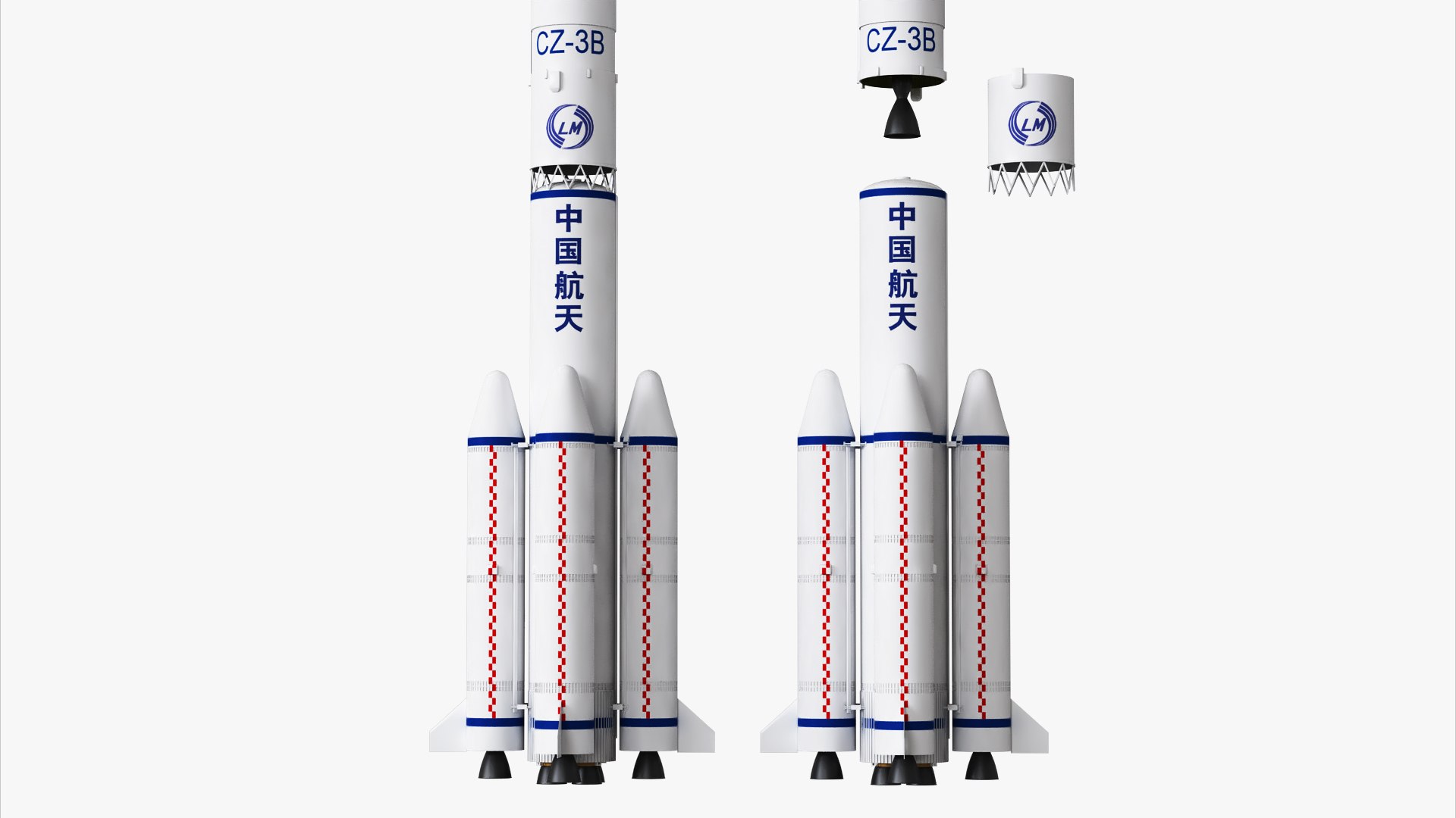 CZ-3B 3D Model - TurboSquid 2369429