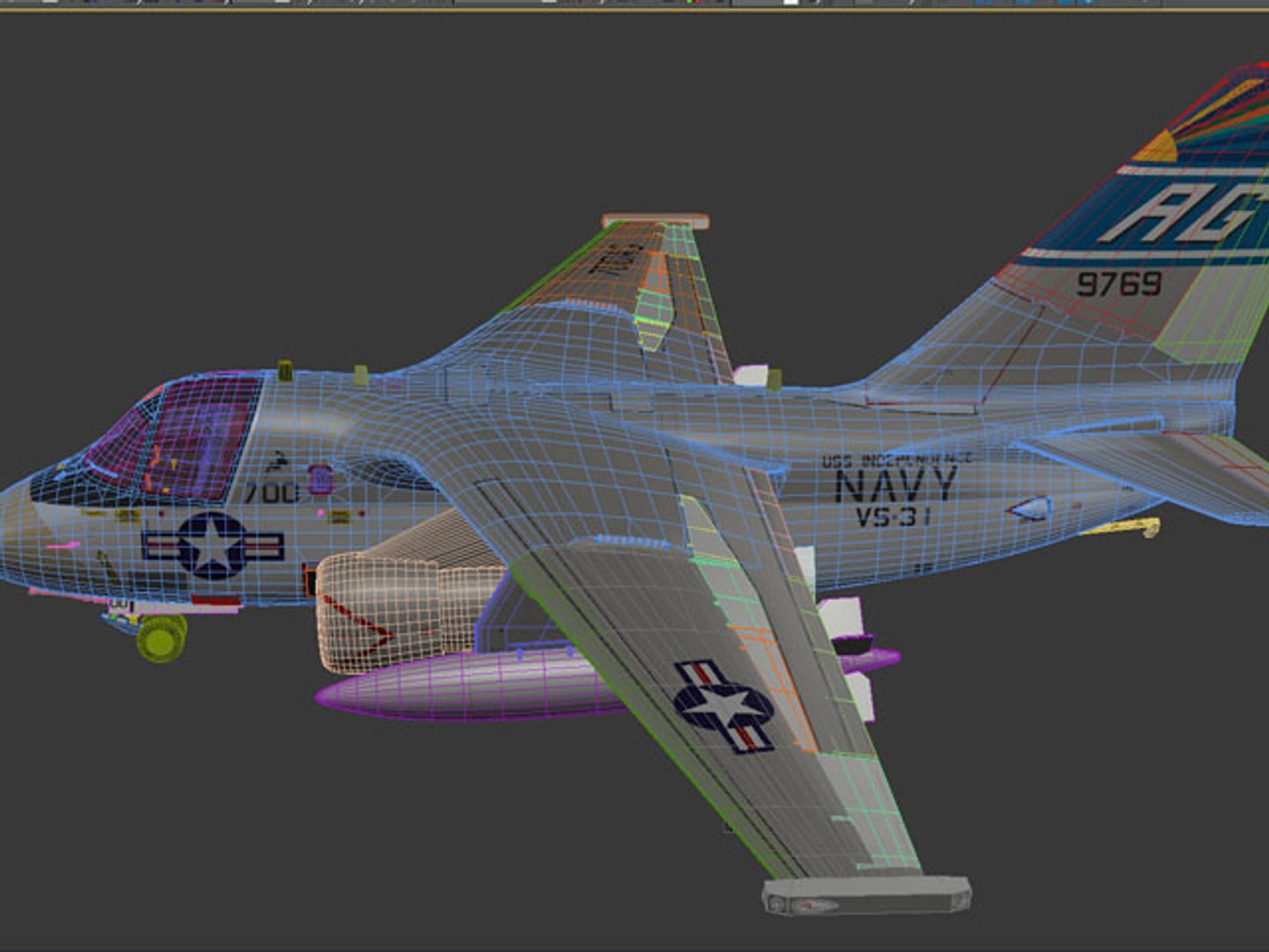 3d Model S-3a Viking