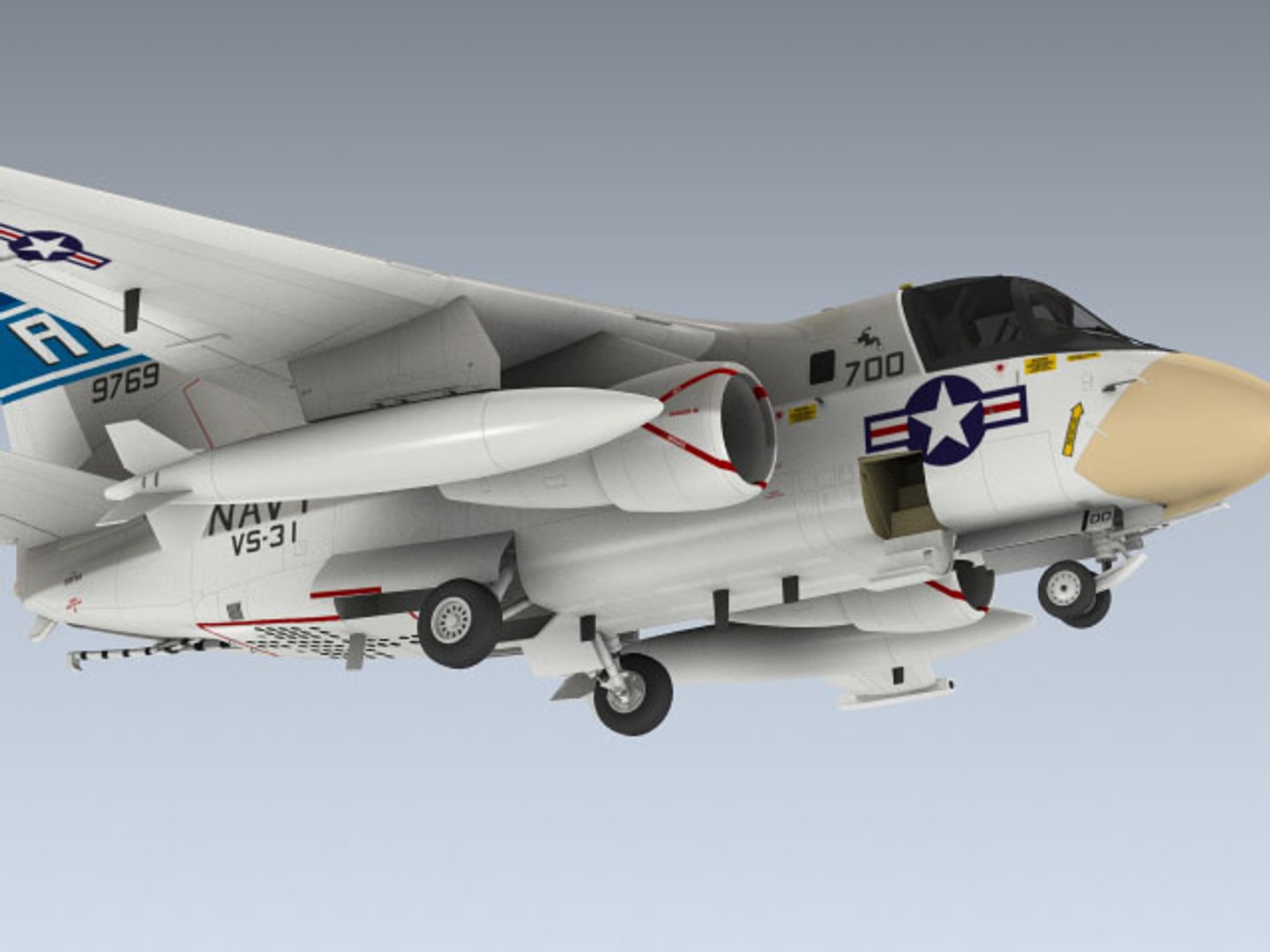3d Model S-3a Viking