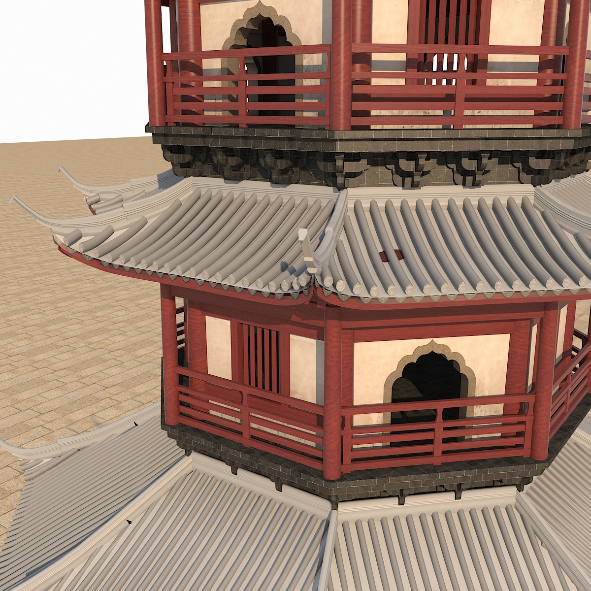 modelo 3d Pagoda China 2 - TurboSquid 1807350