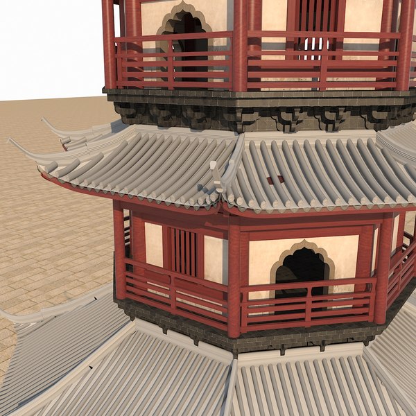 modelo 3d Pagoda China 2 - TurboSquid 1807350