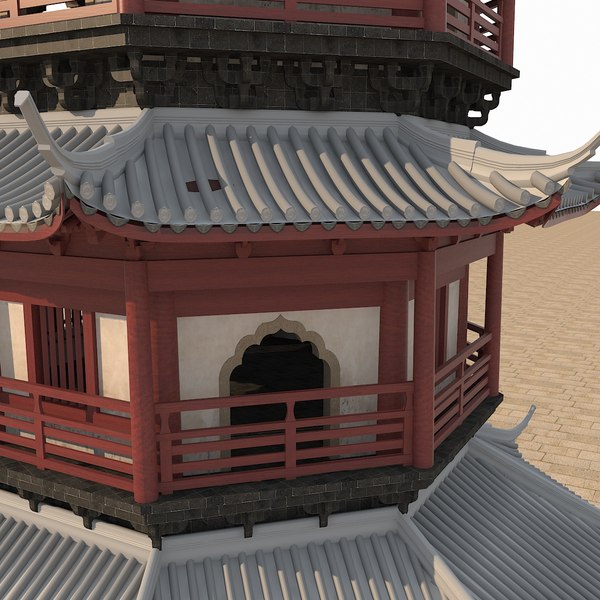 modelo 3d Pagoda China 2 - TurboSquid 1807350