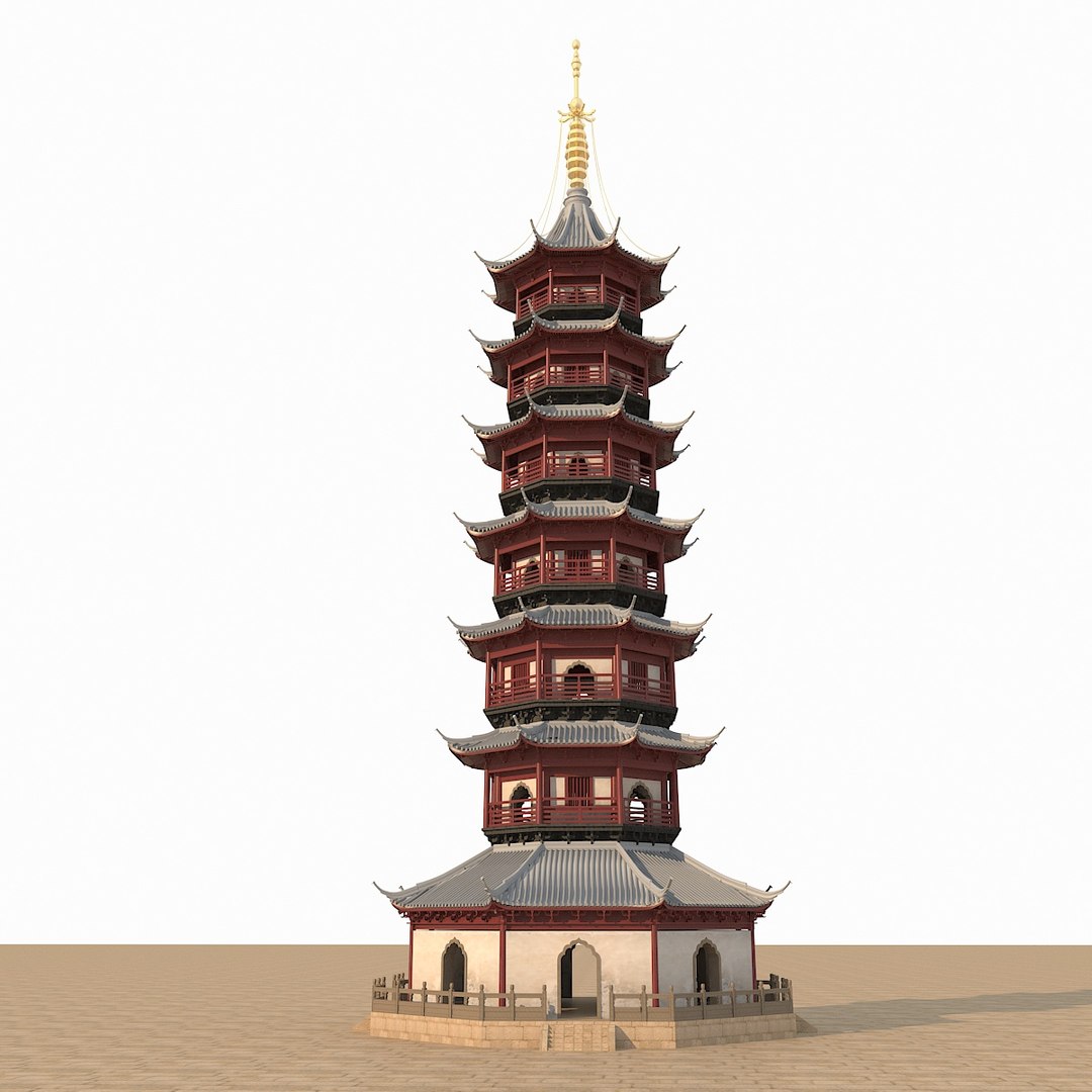 modelo 3d Pagoda China 2 - TurboSquid 1807350