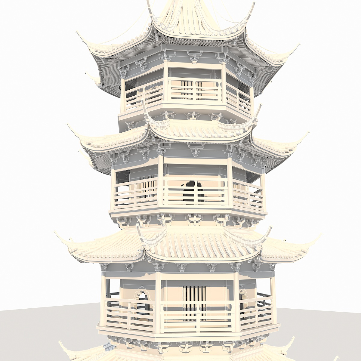 modelo 3d Pagoda China 2 - TurboSquid 1807350